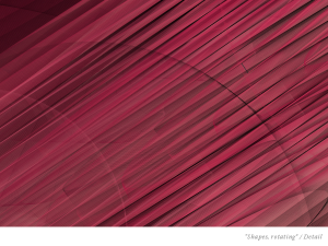 Shapes, expanding / rising / rotating – A Continuous Practice in ...